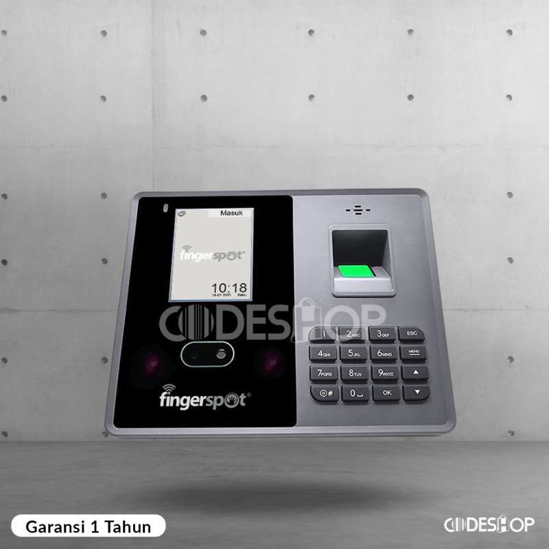 Jual Mesin Absensi Fingerspot Revo Wf-205bnc Scan Sensor Wajah ...