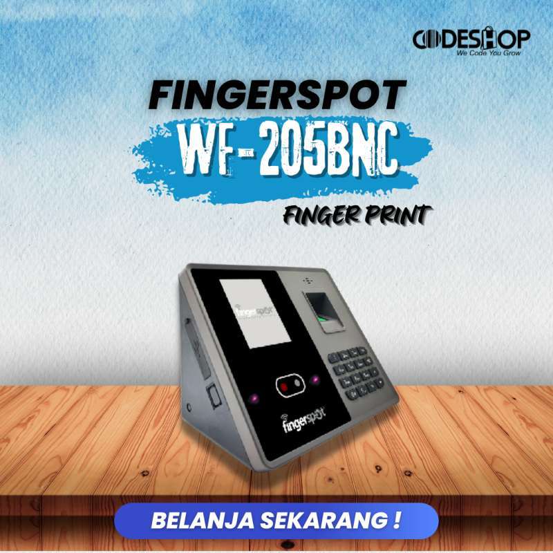Jual Mesin Absensi Fingerspot Revo Wf-205bnc Scan Sensor Wajah ...