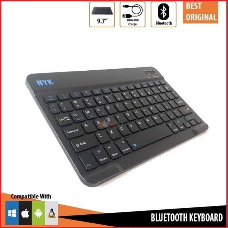 Jual Mini Wireless Bluetooth Keyboard Slim For Windows/android / Ios ...
