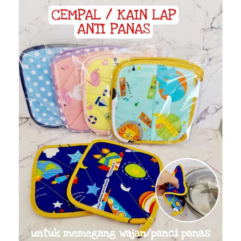 Jual Cempal Anti Panas / Jampel Kain Angkat Wajan / Lap Kain Penahan ...
