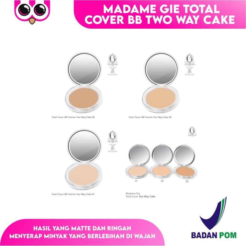 Madame Gie Total Cover Two Way Cake Lengkap Harga Terbaru Mei 2024 | Blibli