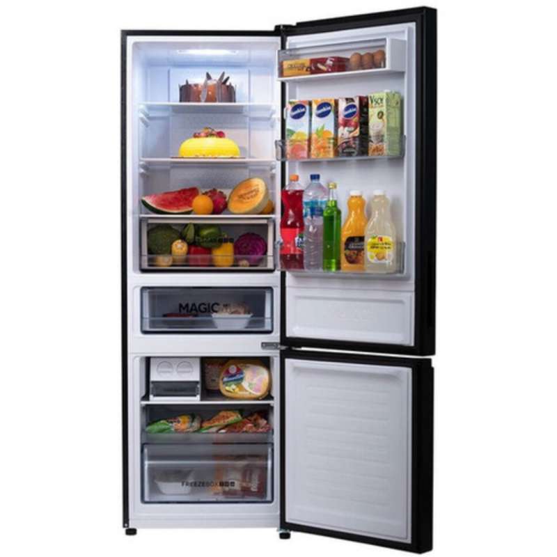 Jual Aqua Aqr320rbg(bk) Kulkas 2 Pintu Bottom Freezer 292 Liter Di ...