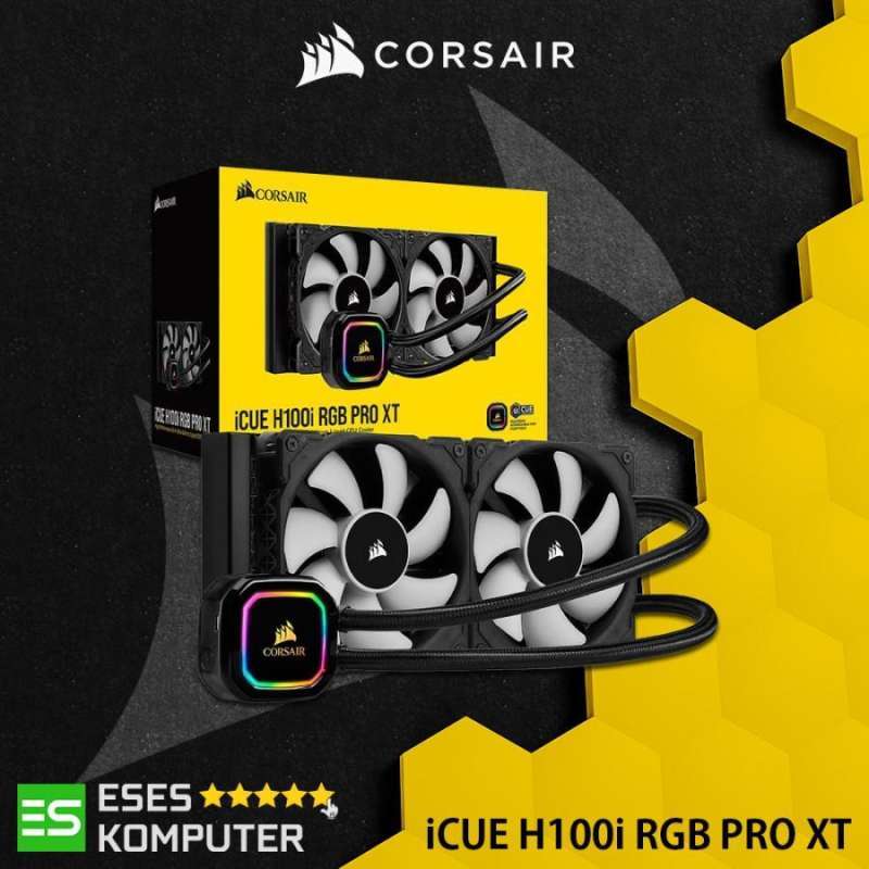 Jual Corsair Icue H115i Rgb Pro Xt Liquid Water Cooler - Aio 280mm Di ...