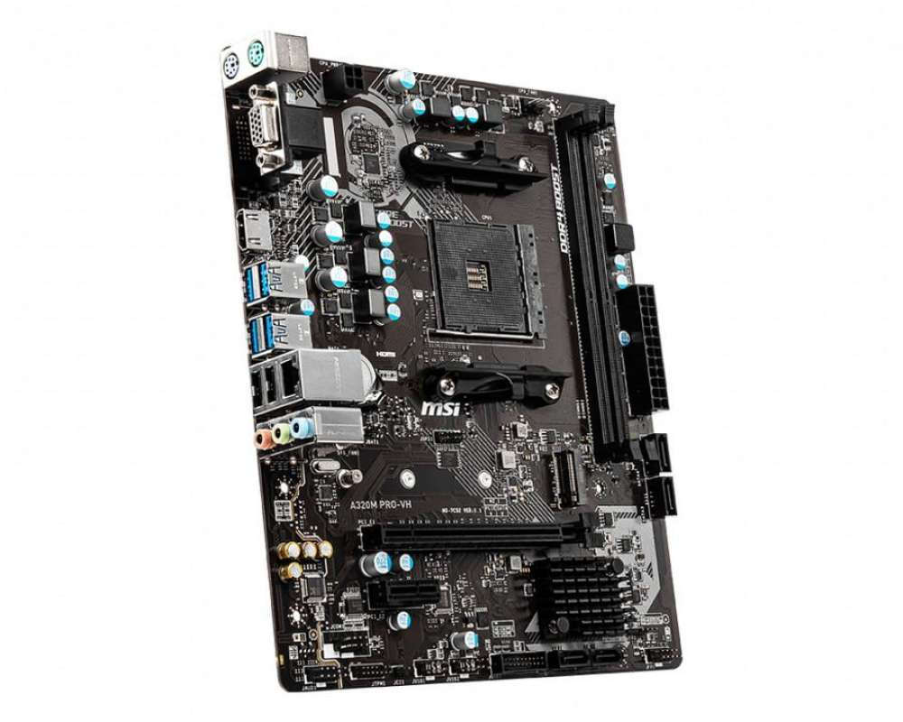 Jual Motherboard Msi A320m Pro Vh (am4, Amd Promontory A320, Ddr4, Usb3 ...