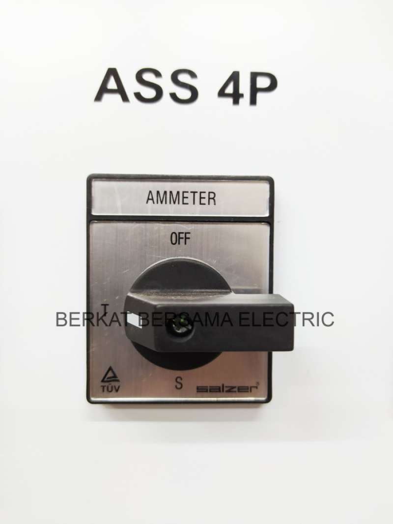 Promo Salzer Ammeter Selector Switch 4 Positions 16 Ampere Sa16-4-3 ...