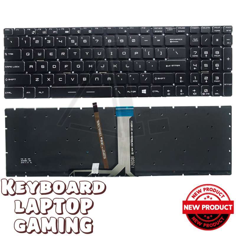 Jual Keyboard Msi Ge65 9se Msi Ge65 9sf Msi Ge65 9sx Msi Ge72 2qc ...