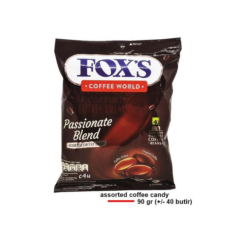 Jual FOX'S Coffee World - Passionate Blend [90 gr] MIX Flavour di ...