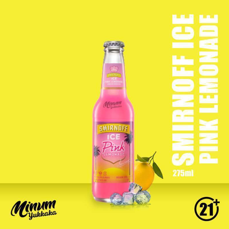 Jual Smirnoff Ice Pink Lemonade 275ml di Seller Minum Yuk Kaka ...
