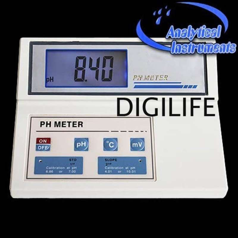 Jual Orp Ph Thermometer 3 In 1 Lab Benchtop Meter Desktop Tester ...