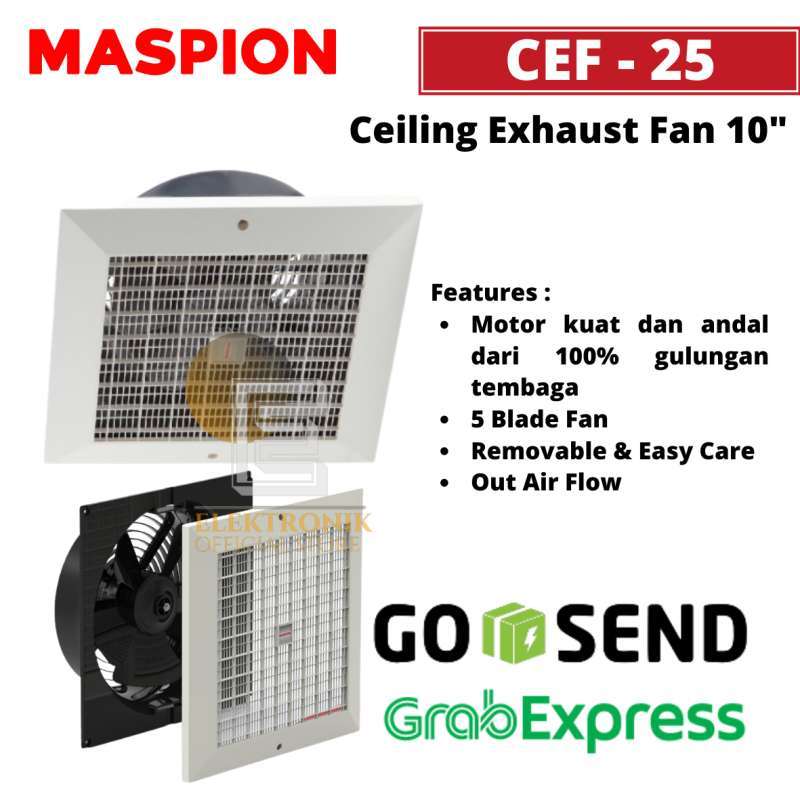 Ceiling Exhaust Fan 30 W Garansi Resmi Indonesia 🔥 Harga Januari 2026