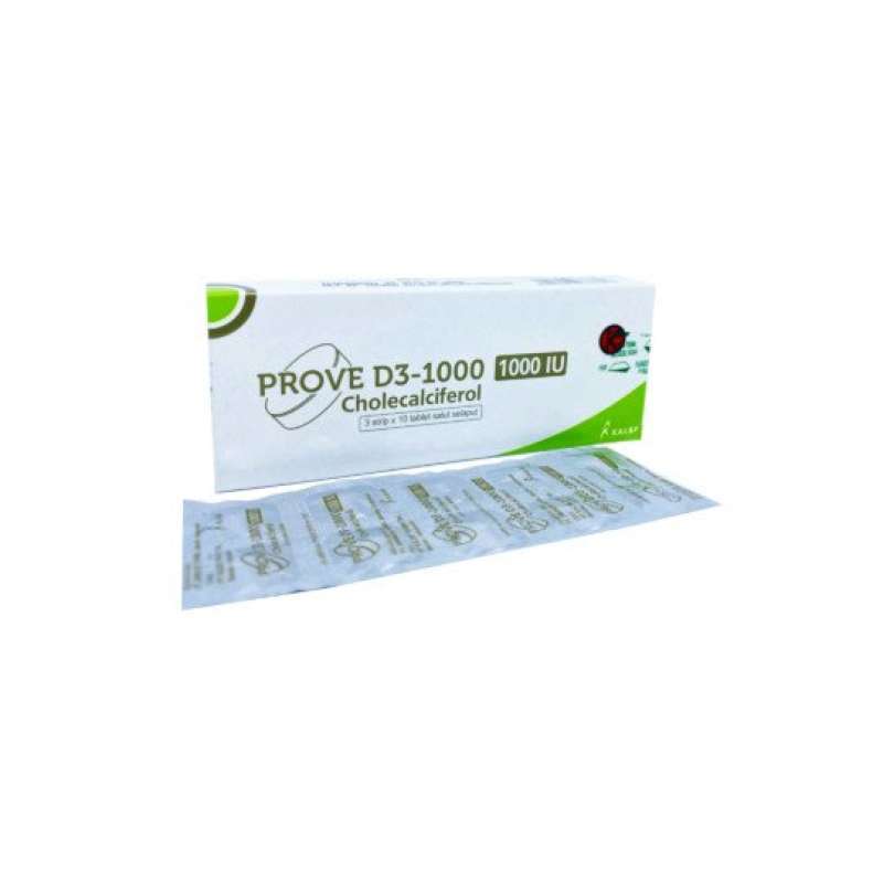 Jual Kalbe Prove D3-1000 Iu Obat Kesehatan [10 Tablet] di Seller RX H ...