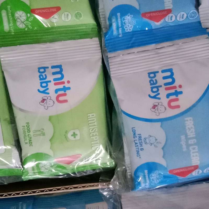 Jual Tisu/Tissue/Tisu basah/Mitu/Tissue basah mitu 4 sheets isi 12 ... Jual Tisu/Tissue/Tisu basah/Mitu/Tissue basah mitu 4 sheets isi 12 ...