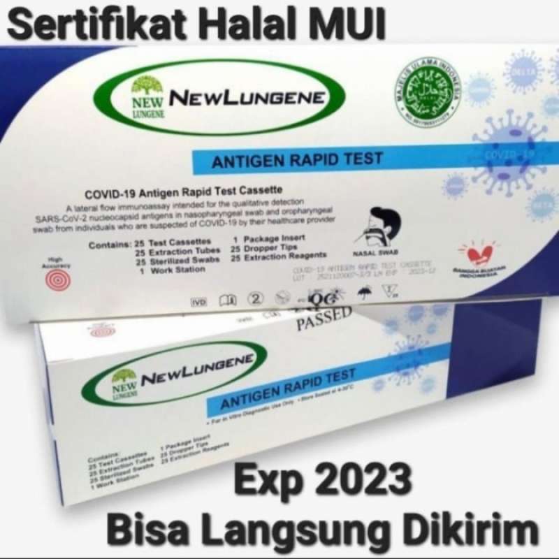 Promo Antigen New Lungene Mui Biru Original Kemenkes Diskon 11% di ...