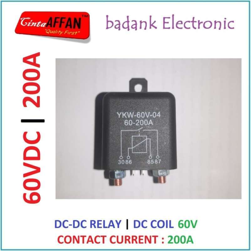 Promo COIL 60V DC-DC Relay 200A Automotive Heavy Duty High Current ...