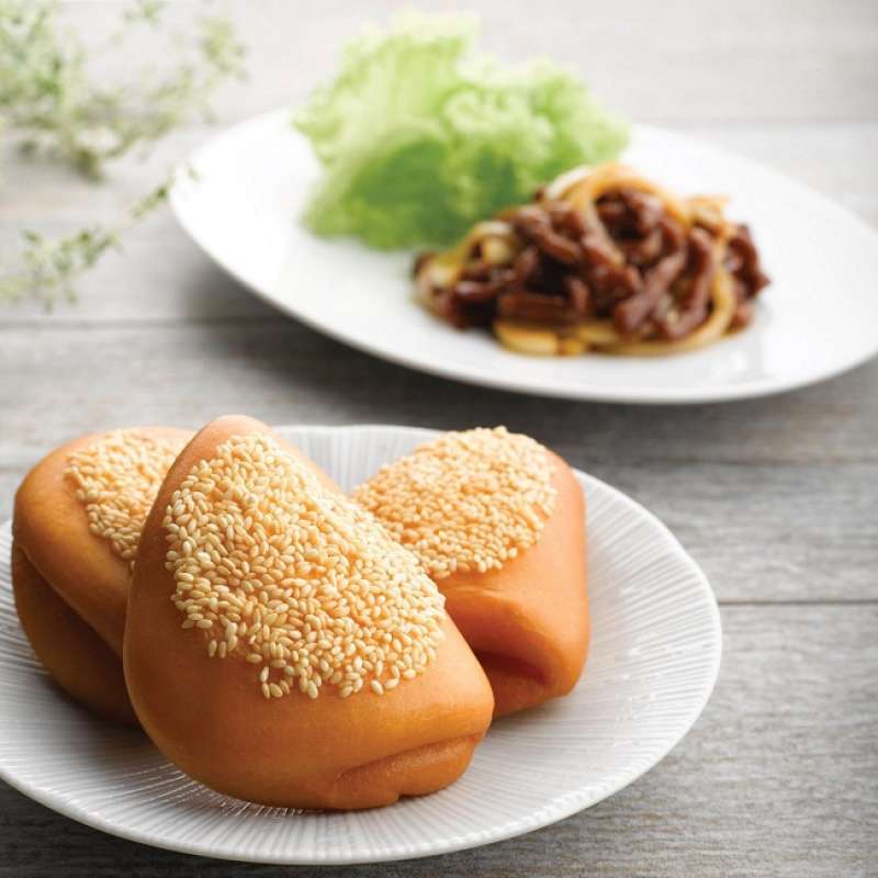 Jual PUTIEN Shredded Pork with Sesame Bun / Meat Bun / Pork Bun / Bun ...