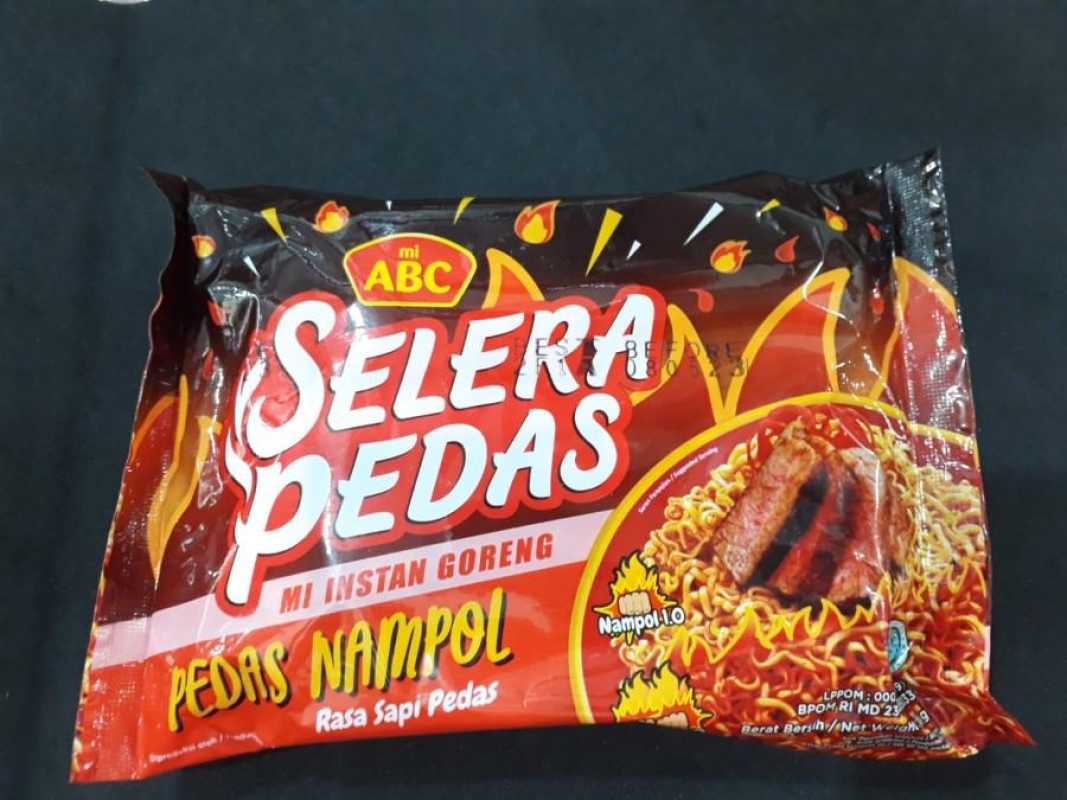 Jual MIE ABC SELERA PEDAS NAMPOL RASA SAPI PEDAS 80g di Seller rojamart ...