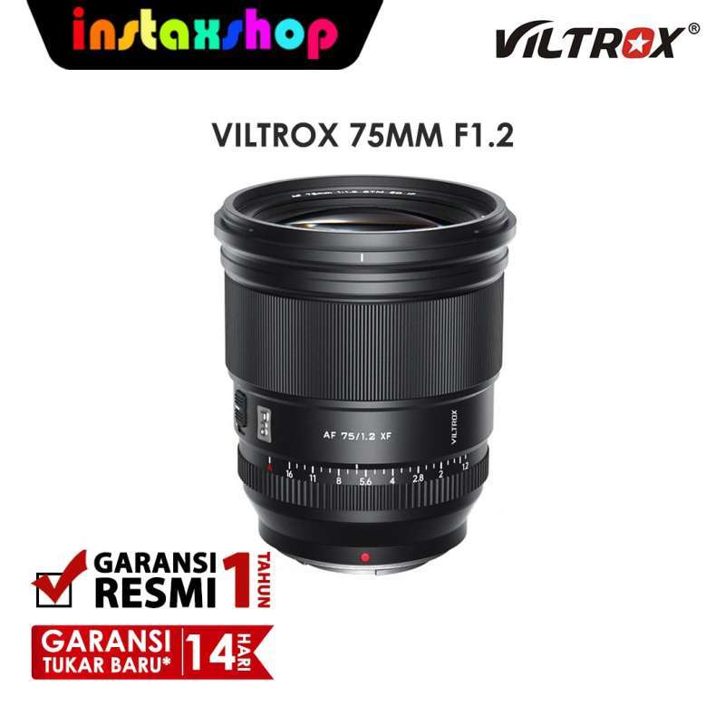 Jual Viltrox Lensa 75mm F1.2 Auto Focus PRO Prime Lens for Fujifilm X-Mount di Seller Instaxshop ...