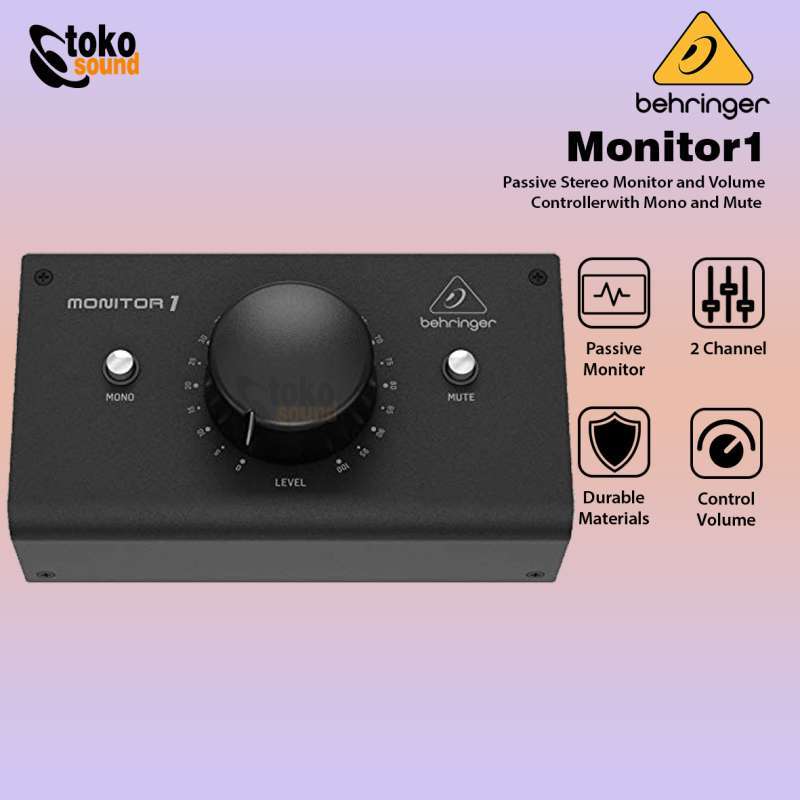 Jual Behringer Monitor1 Passive Stereo Monitor and Volume Controller di ...