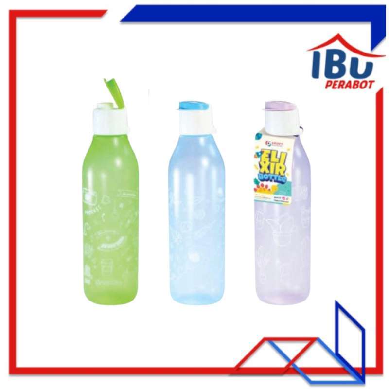Jual BOTOL ELIXIR 800ml / botol sport elegan / botol minum viral unik ...