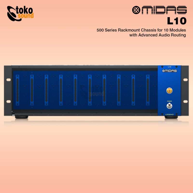 Jual Midas L10 Rackmount Chassis for 10 Modules di Seller Tokosound ...