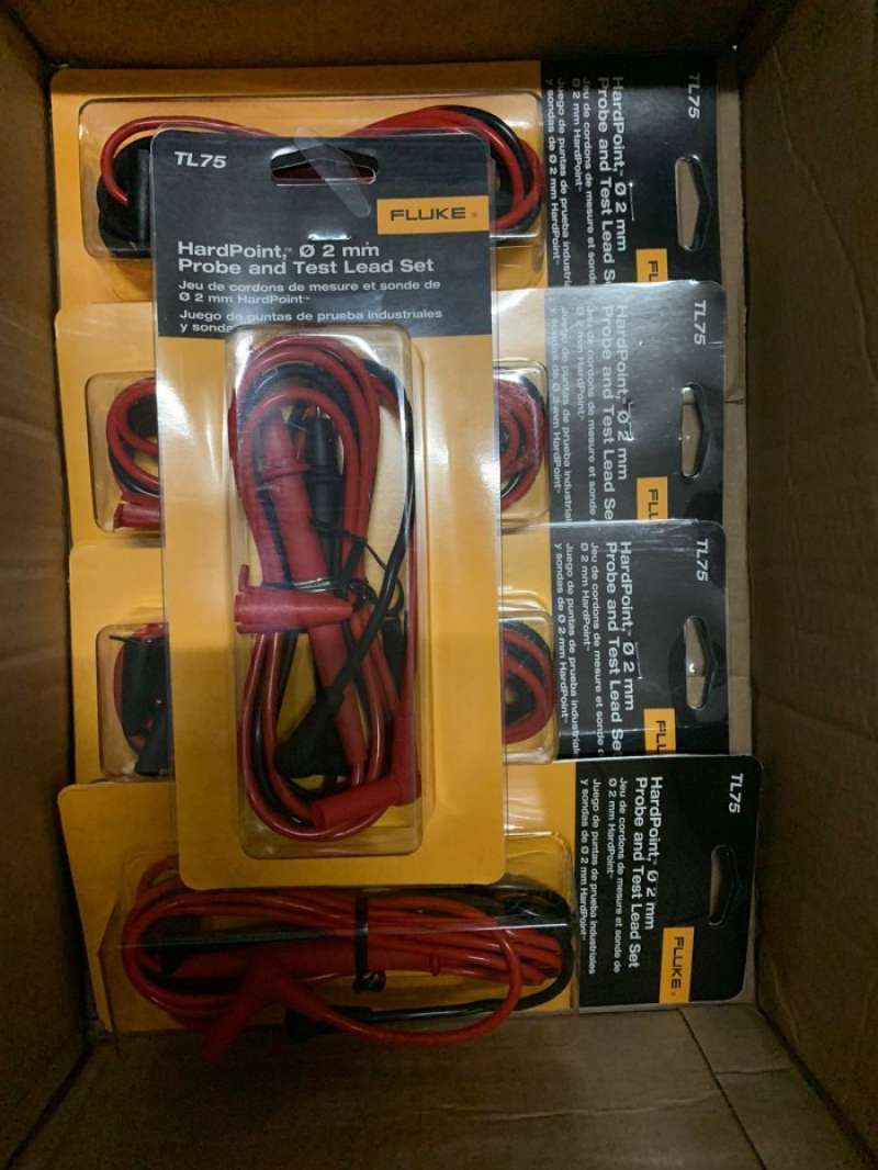 Jual Fluke Tl 75 Probe And Test Lead Set Hard Point 2mm Multimeter ...