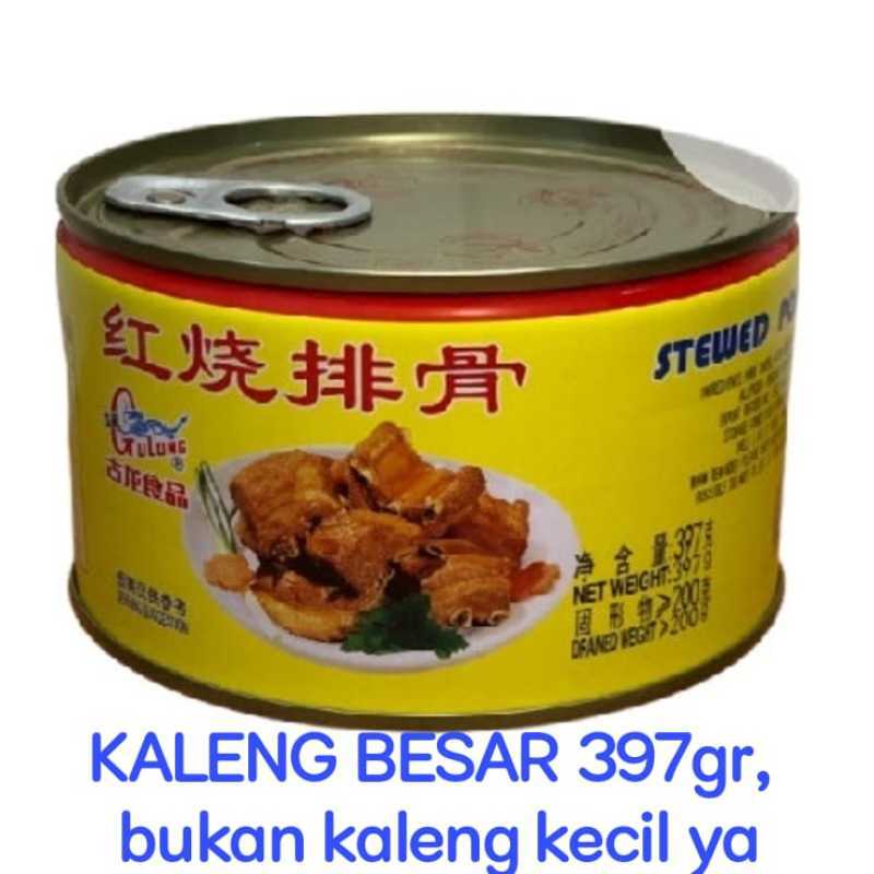 Jual Gulong Spiced Pork Cubes / Bak Ting / Daging Babi Kaleng 142gr Di ...