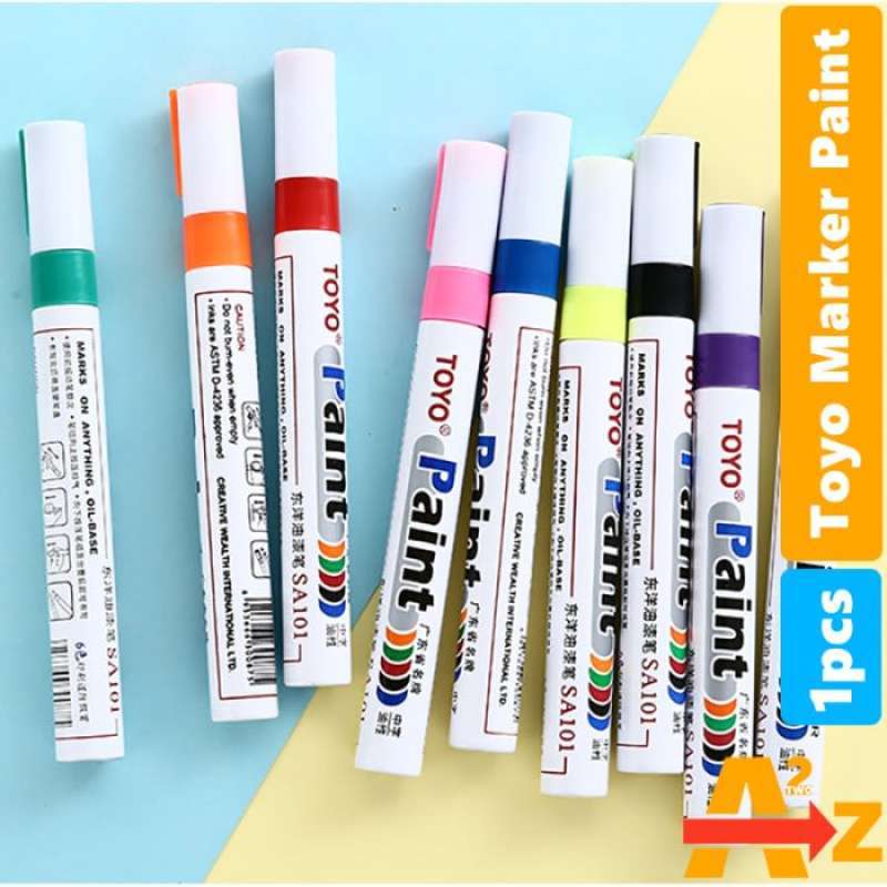 Promo Spidol Toyo Paint Serbaguna Spidol Cat Minyak - Kuning Diskon ...