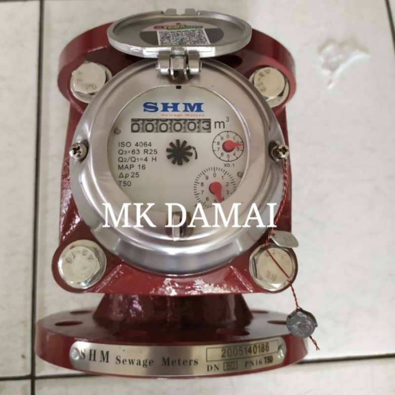 Jual Water Meter Shm Air Limbah 4inch / Meteran Air Kotor Flange Dn100 ...