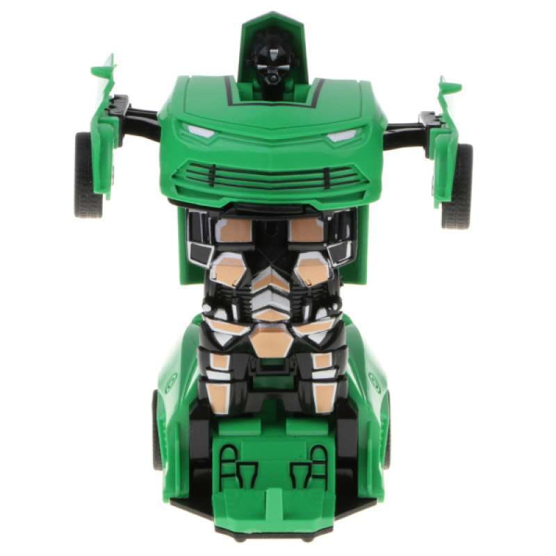 Jual Plastic One Step Impact Deformation Robot Car Kids Toy Gift Party ...