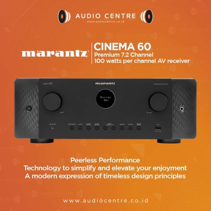 Jual Marantz Cinema 60 Av Receiver 7.2 Channel Dolby Atmos 4k 8k Di ...