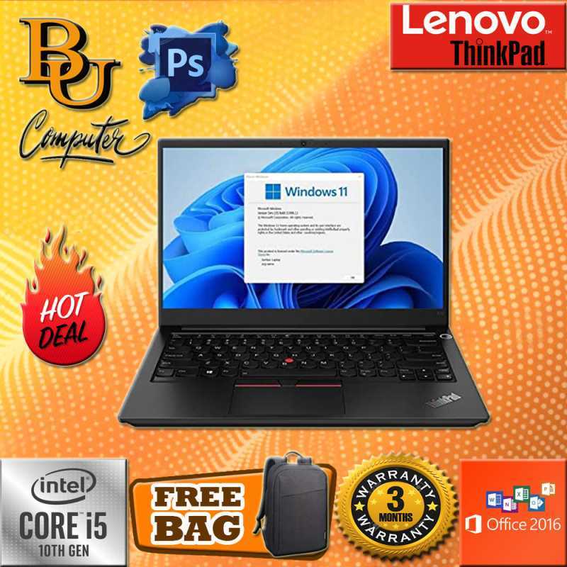 Jual Lenovo Thinkpad E14 - Core I5 Gen 10/ 16gb Ram / 256gb Ssd / 14 ...