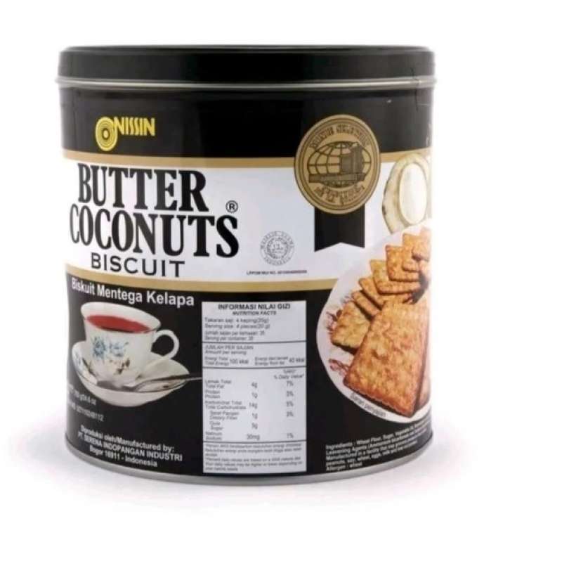 Jual Nissin Biscuit Butter Coconut 650 gr 1 karton isi 6 di Seller ...