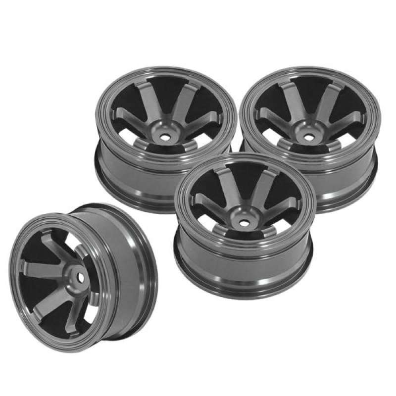 Promo 4 Pcs Metal Aluminum Alloy Wheel Rim For RC 1:10 On Road Model ...