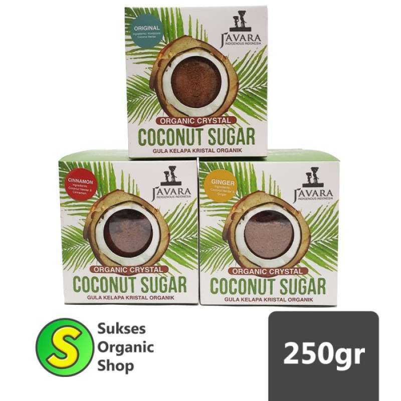 Jual Organic Crystal Coconut Sugar/gula Kelapa Kristal Organik/javara/250gr Di Seller Sukses ...