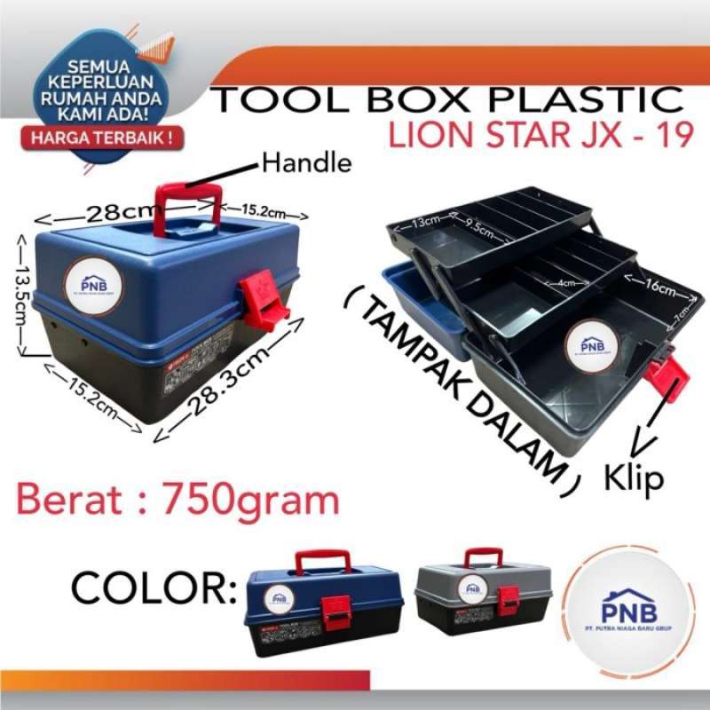 Jual Tool Box Toolbox Lion Star Jx-19 Toolbox 01 di Seller BERKAH RAMAI ...