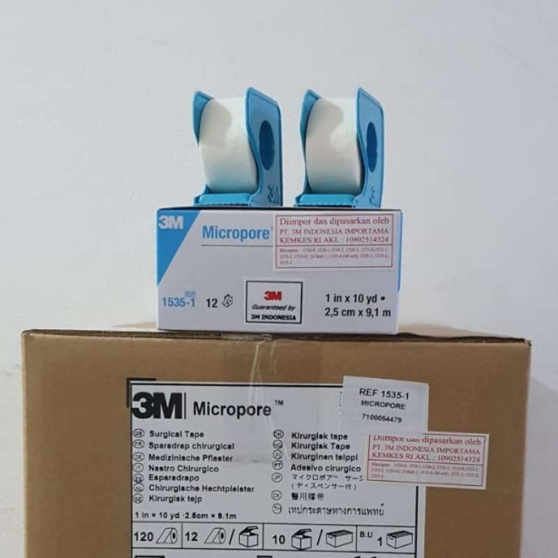 Promo Micropore 3m 1 inch (1box = 12 rol) Diskon 33% di Seller Anes ...