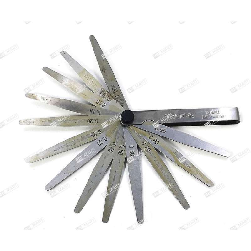 Promo VANDER Feeler gauge 13 blades / Puller gauge / Thickness Gauge ...