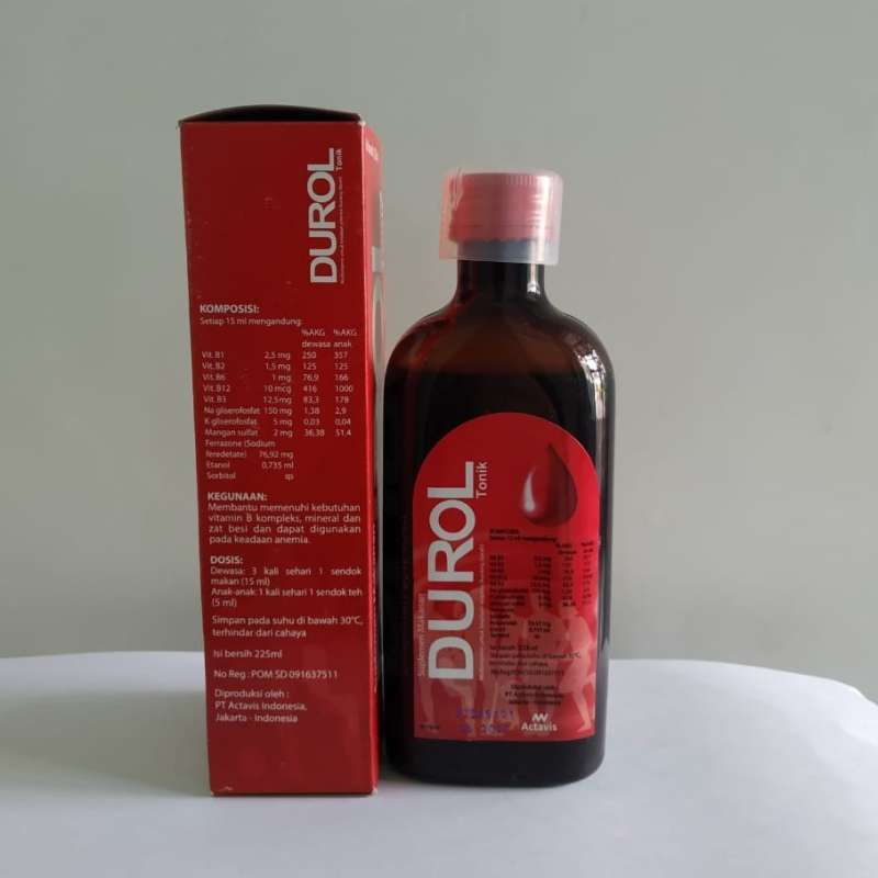 Jual DUROL TONIK SYRUP 225ml di Seller Willica Baby Kids - Pegangsaan ...