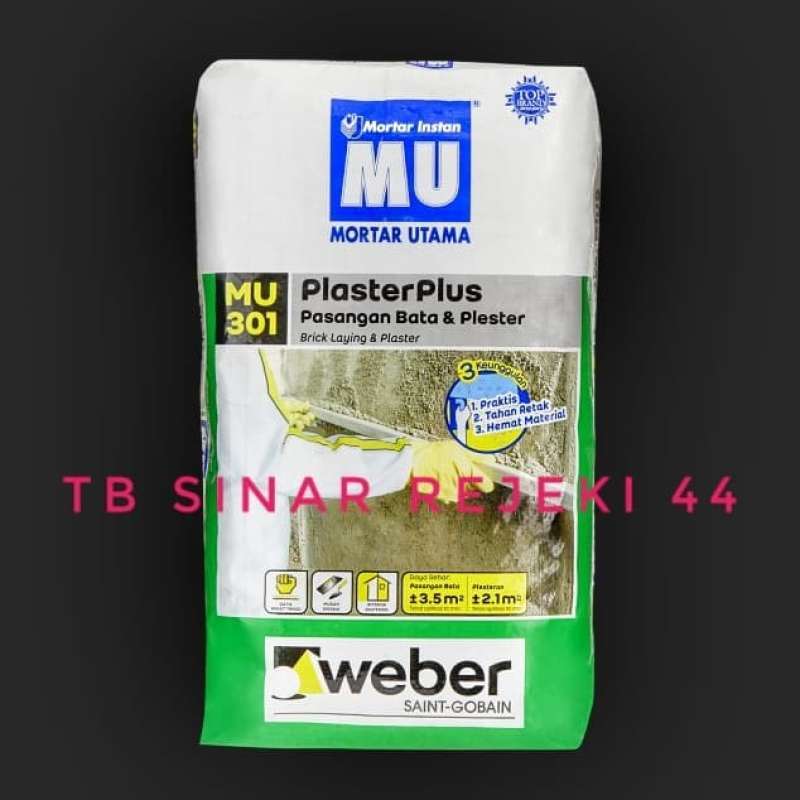 Promo Mu 301 Mortar Utama Semen Instant Perekat Bata Merah Hebel ...