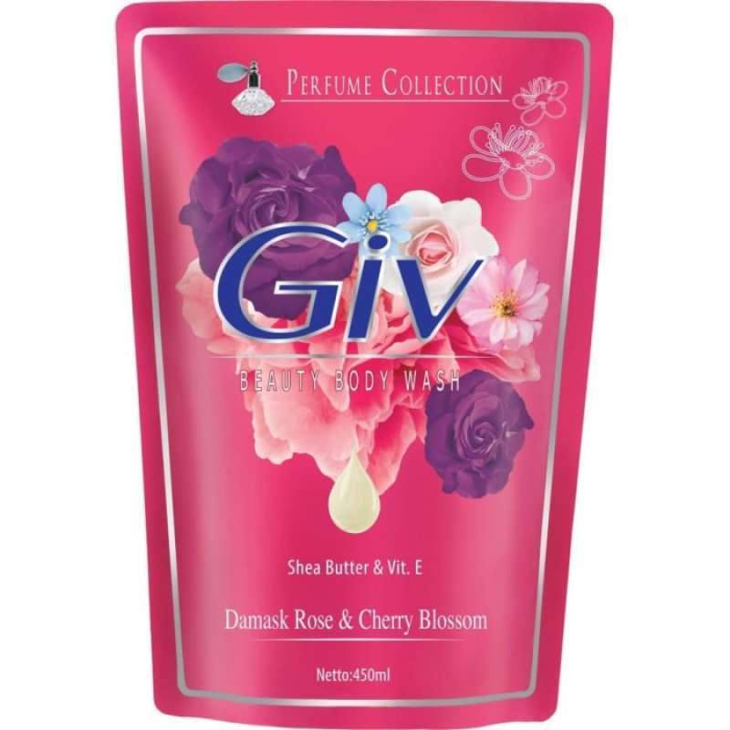 Jual GIV Body Wash Refill 450ml BPOM ORIGINAL / Giv Sabun Mandi Cair ...