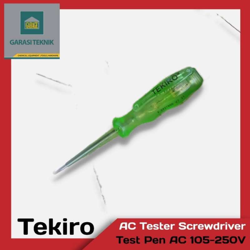Jual Tekiro Obeng Tespen Ac - Ac Tester Screwdriver Di Seller Garage ...