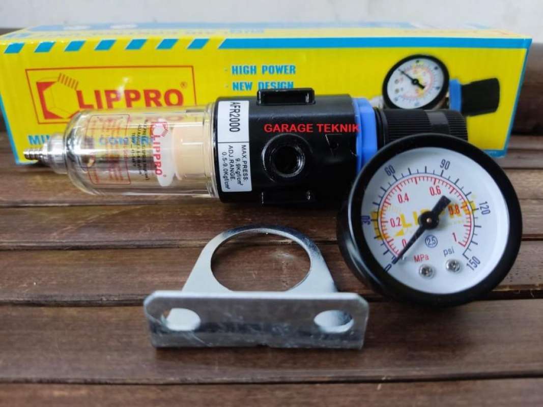 Jual LIPPRO Mini Air Filter Regulator Single Udara Kompresor WATER TRAP ...