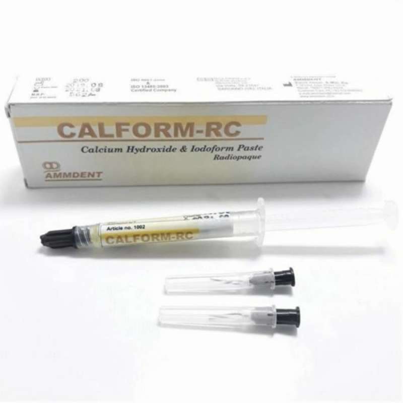Jual Calcium Hydroxide Paste With Iodoform Radiopaque Calform Rc Dental ...