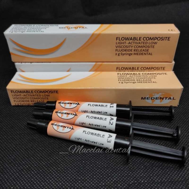 Jual Flowable Composite Komposit Composit Flow Tambalan Gigi Resin ...