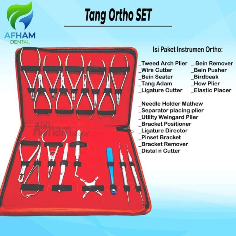 Jual Dental Istrument Tang Ortho / Set Alat Ortho Alat Behel Lengkap Di ...