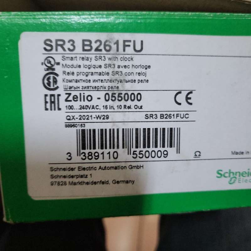 Jual Plc Zelio Logig Smart Relay Sr3b261fu Schneider Di Seller Berkah ... Jual Plc Zelio Logig Smart Relay Sr3b261fu Schneider Di Seller Berkah ...