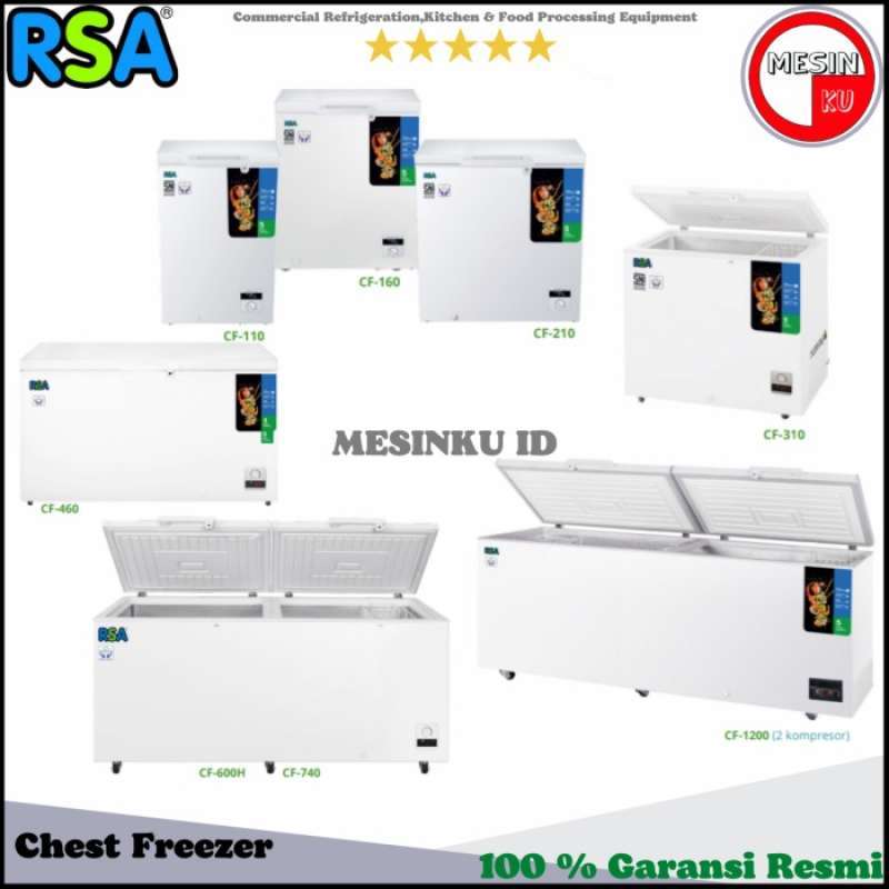 Jual Chest Freezer Rsa Freezer Box Freezer Mini Garansi Resmi All ...