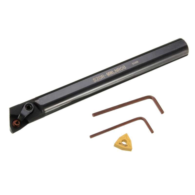 Jual Metal Shank Lathe Turning Tools Boring Bar Holder with L-shape ...