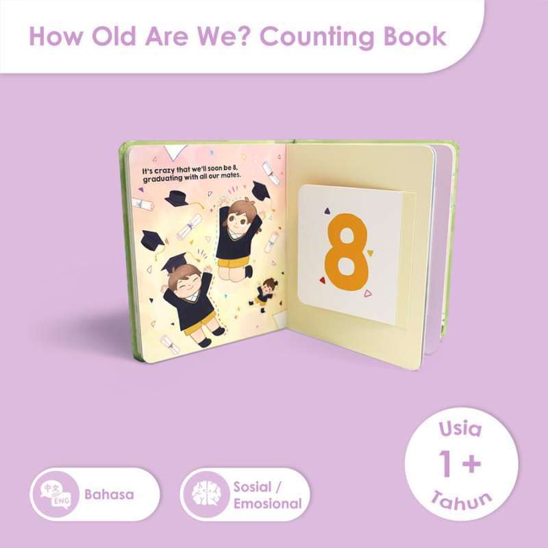 Jual Learning Time Buku Edukasi Anak How Old Are We?Counting Book 1 ...