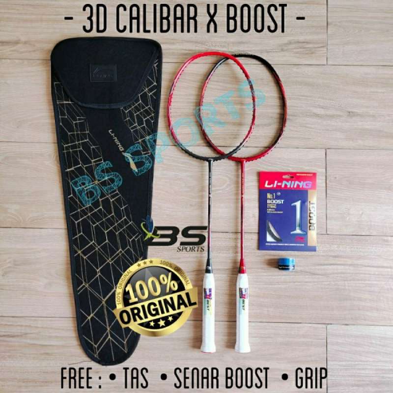 Promo NEW !! RAKET BADMINTON LINING 3D CALIBAR X BOOST ORIGINAL ...